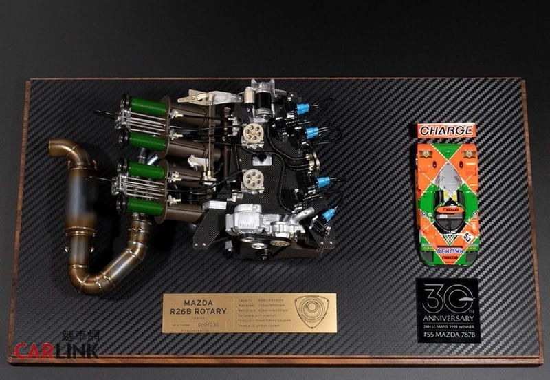 MAZDA 787B「26B四轉子」等比縮小版，完全複刻版本！