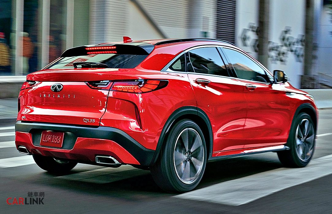 日系豪華跑旅THE ALL-NEW INFINITI QX55閃耀登場，風尚款216.5萬元：跑格外型，奢華細節！