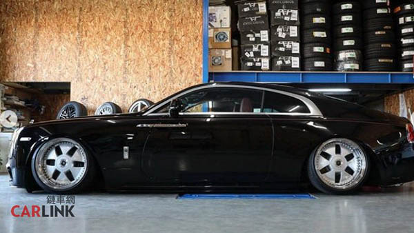 ROLLS-ROYCE Wraith另類震撼「Bagged低趴改」，看似內斂卻招搖！