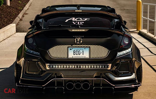 HONDA FK8 Civic Type R’s most fancy-looking “Batmobile” style, “Justice ...