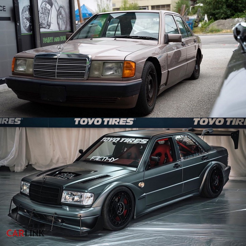 MERCEDES W201 190E破千匹史上最狂「霸告」「Devil EVO Edition」