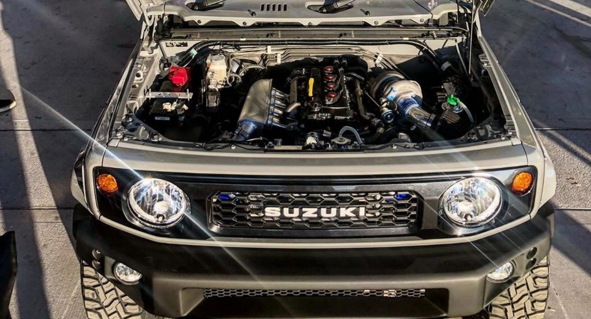 SUZUKI Jimny植入大蝸牛 強制進氣越野小皇帝現身SEMA